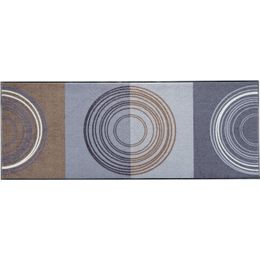 Fußmatte Salonloewe Teppiche Gr. B/L: 85 cm x 60 cm, 7 mm, 1 St., grau (natur, grau) Fußmatten gemustert