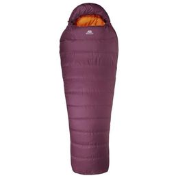 Mountain Equipment - Women's Classic Eco 300 - Daunenschlafsack Gr Long - Body Size: 185 cm Zip: Left Raisin