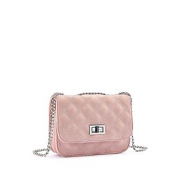 Lascana Umhängetasche, Minibag, Handtasche, Henkeltasche mit Kettenhenkel VEGAN, rosa