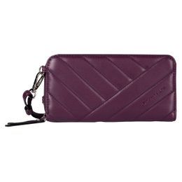 Tom Tailor Geldbörse Yana Long zip wallet XL, mit modischer Steppung, lila