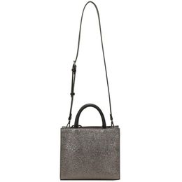 Buffalo Henkeltasche Big Boxy Glitter, mit angesagtem Metallic-Muster, grau