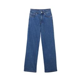 Tom Tailor Mädchen Wide Leg Jeans, blau, Uni, Gr. 134