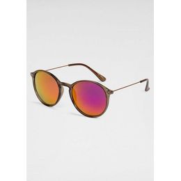 Catwalk Eyewear Sonnenbrille Filigrane Damen-Sonnenbrille mit Metallbügeln, grau