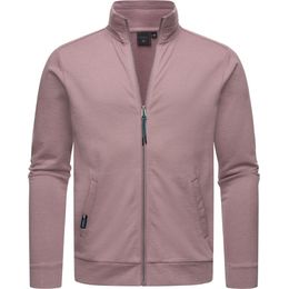 Ragwear Sweatjacke 'Miet' Herren Gr&ouml;&szlig;e L hellbraun / mauve / schwarz / wei&szlig;