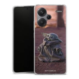 DeinDesign Xiaomi Redmi Note 13 Pro Plus Handy Silikon H&uuml;lle Case transparent Handyh&uuml;lle The Child Star Wars Baby Yoda Silikon Case