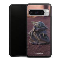 DeinDesign Google Pixel 8 Pro Handy Premium Silikon H&uuml;lle Handyh&uuml;lle schwarz Case The Child Star Wars Baby Yoda Silikon Premium Case