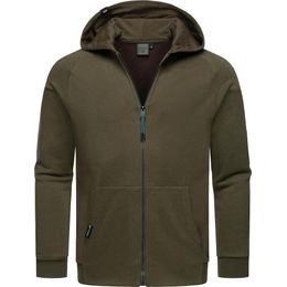 Ragwear Zip-Up Hoodie 'Zenway' male Green size 4XL