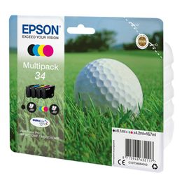 Epson C13T34664010 Golfball MultiPack Druckerpatrone Nachfülltinte (x)