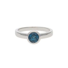 JuwelmaLux Fingerring JuwelmaLux Ring 925/000 Sterling Silber mit London Blue Topas JL10-07- (kein Set