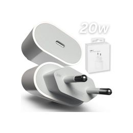 GreenHec Ladegerät Power Adapter + Ladekabel für Apple iPhone 14 13 12 11 SE USB-Ladegerät (20W 2m Lightning Datenkabel