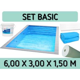 Poolomio Pool Styroporpool Set Basic