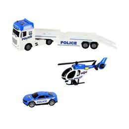 Otto Simon Spielzeug-Hubschrauber Polizei Autotransporter 54 cm Auto Hubschrauber mit Licht und Sound