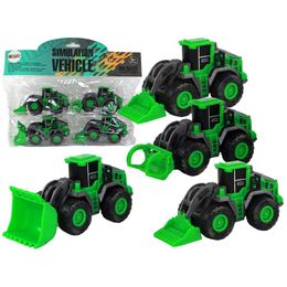 LEAN Toys Spielzeug-Traktor Landmaschinen Traktor Bauer Bauernhof Landwirt Spielzeug Maschine