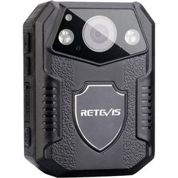 Retevis RT77 Körper Kamera Mini HD1080P 21MP Polizeikamera IR Nachtsicht(16GB) Videokamera (150° Weitwinkel