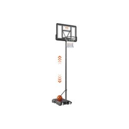 VEVOR Basketballkorb Basketballkorb Outdoor Basketballständer 122–305 cm Einstellbare