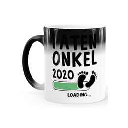 MoonWorks Tasse Kaffee-Tasse [object Object] 2020 loading Thermoeffekt Zaubertasse Geschenk-Tasse für werdend{e_en_t_[object Object]} [object Object] Bekanntgabe Ankündigung Schwangerschaft Geburt Baby MoonWorks®