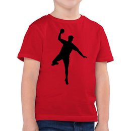 Shirtracer T-Shirt Handball Wurf (1-tlg) Kinder Sport Kleidung