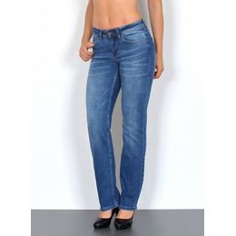 ESRA Straight-Jeans G100 High Waist Straight Fit Jeans Damen