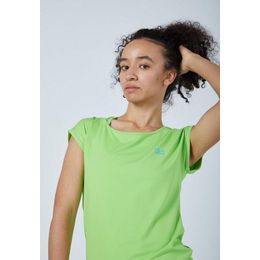 SPORTKIND Funktionsshirt Tennis Loose Fit Shirt Mädchen & Damen hellgrün