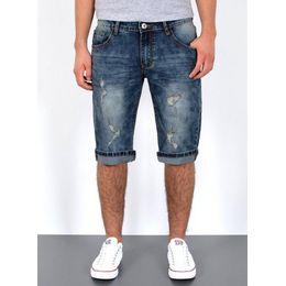 ESRA Jeansshorts A363 Herren Jeans Shorts Hose