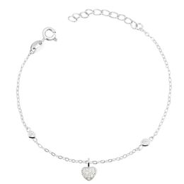 Akzent Armband Berta (Einzeln), Damen Armband, silberfarben, silberfarbig1