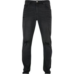 Urban Classics Bequeme Jeans Urban Classics Herren Distressed Stretch Denim Pants (1-tlg), schwarz