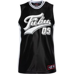 Fubu Tanktop Fubu Herren FM232-001-2 Fubu Varsity Tank Top (1-tlg), schwarz