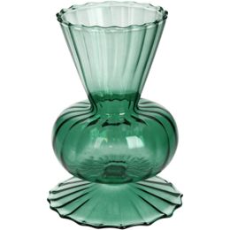 SONSTIGE Vase RETRO grün (BHT 9x13x9 cm)