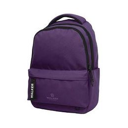 WALKER Schulrucksack Classic Alpha Kunstfaser lila