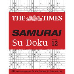 The Times Samurai Su Doku 12 - The Times Mind Games, Kartoniert (TB)