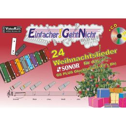 Einfacher!-Geht-Nicht: 24 Weihnachtslieder für das SONOR GS PLUS Glockenspiel (Fis+Bb), m. 1 Audio-CD - Martin Leuchtner, Bruno Waizmann, Kartoniert (TB)