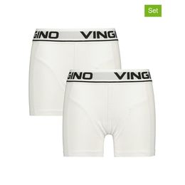 Vingino 2er-Set: Boxershorts in Weiß - 134/140