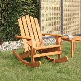 MAISONCHIC - Relax-Sessel,Adirondack-Schaukelstuhl,Gartenmöbel Massivholz Akazie -77607 - Braun