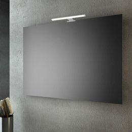 SAN MARCO - rahmenloser Badspiegel 120x80 cm mit LED-Lampe Spiegel ohne Licht