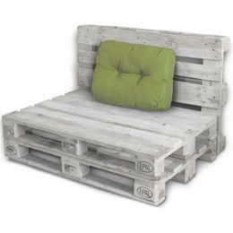 Palettenkissen Palettenauflagen Sitzkissen Rückenlehne Kissen Palette Polster Sofa Couch Grün - Seitenkissen