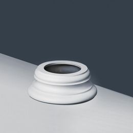 Stuck Vollsäule ORAC Decor K1152 luxxus Sockel Säulensockel Rund hochwertiges Hartschaum Material leicht stabil 12 cm - weiß