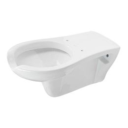 Creavit - behindertengerechtes Hänge wc Toilette barrierefrei Weiß - Weiß
