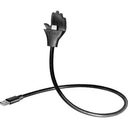 USB-Kabel usb 2.0 usb-a Stecker, Apple Lightning Stecker 0.50 m Schwarz mh 1 l - MAXTRACK