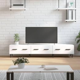 Bonnevie - Moderne TV-Möbel, TV-Lowboard TV-Schrank für das Wohnzimmer Weiß 150x36x30 cm Holzwerkstoff -FV79449 - Weiß