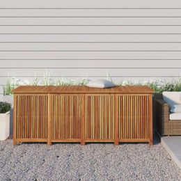 Bonnevie - Gartentruhe,Gartenbox 200x80x75 cm Massivholz Akazie vidaXL