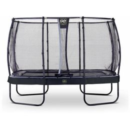 EXIT Elegant Premium Trampolin 244x427cm mit Deluxe Sicherheitsnetz - schwarz - Schwarz