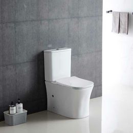 Aquore - Modernes Stand-WC Keramik nikko niedriger Spülkasten
