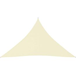 Sweiko - Sonnensegel Oxford-Gewebe Dreieckig 5x5x6 m Cremeweiß FF135238DE