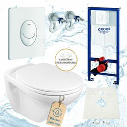 HSI-Expert - Grohe Rapid sl Spülkasten + v&b Omnia + Skate Air + WC-Sitz + Beschichtung