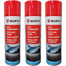 Wurth - 3 x Würth Aktiv Scheibenreiniger Dose 500 ml 089025