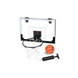 Mini Basketballkorb Indoor Basketball Korb fürs Zimmer mit Ball Basketball-Board mit elektronische Anzeigetafel und Sound Wandmontage Kinder