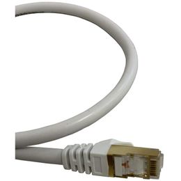 Vago-tools - 5m Patchkabel Netzwerkkabel CAT7 rund Internet weiß Patch Kabel