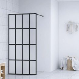 Duschwand für Walk-In Dusche, Duschwand für Begehbare Dusche, Glastrennwand Mattes Sicherheitsglas 140x195 cm KLI80717 MAISONCHIC