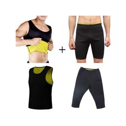 Meditrade GmbH Männer Heisse Shaper Training Abnehmen Tank Top + Hose Fitnessstudio Tg. Xl