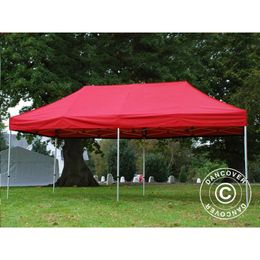 Dancover Faltzelt Faltpavillon Wasserdicht FleXtents Xtreme 60 3x6m Rot - Rot